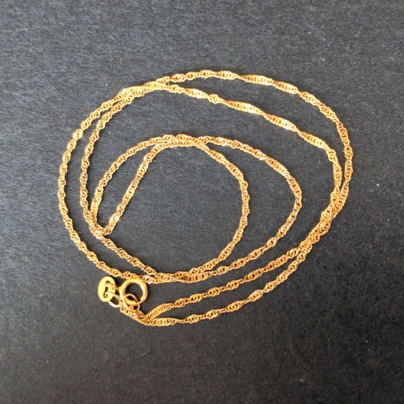 Jewelry | New Solid Gold Woven Chain Necklace European 375 Purity Us 9 ...